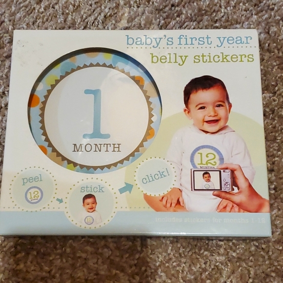 Other | Baby 1st Year Belly Stickers | Poshmark